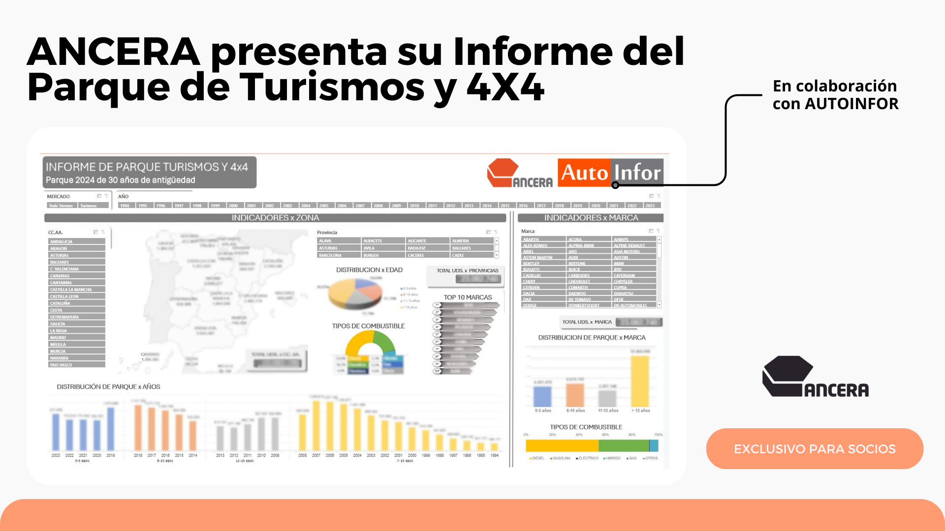 El parque circulante español es cada vez más grande y antiguo - ANCERA