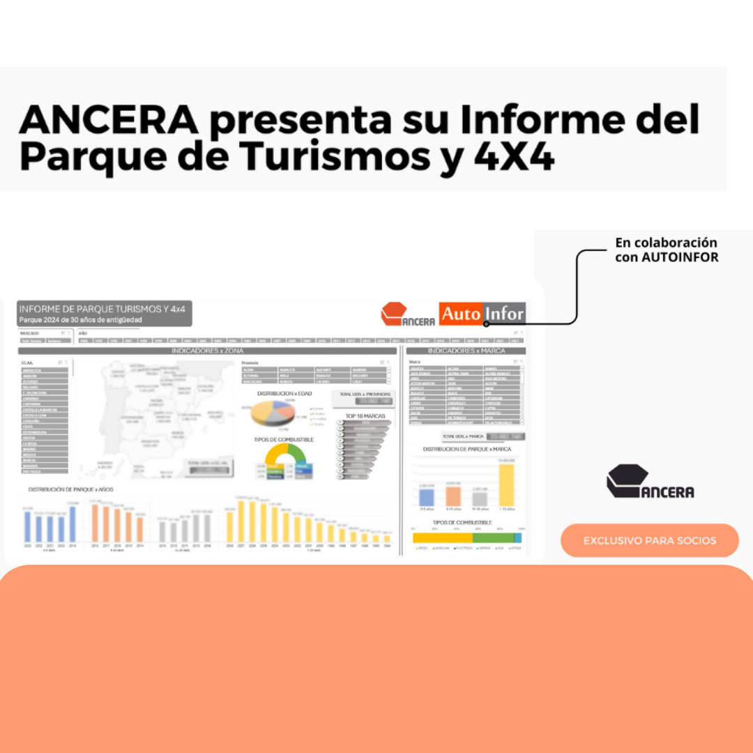 El parque circulante español es cada vez más grande y antiguo - ANCERA